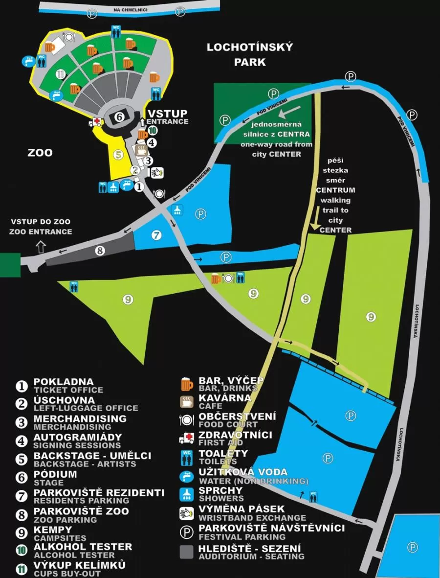 Metalfest Open Air 2018 - Map | Concerts-Metal