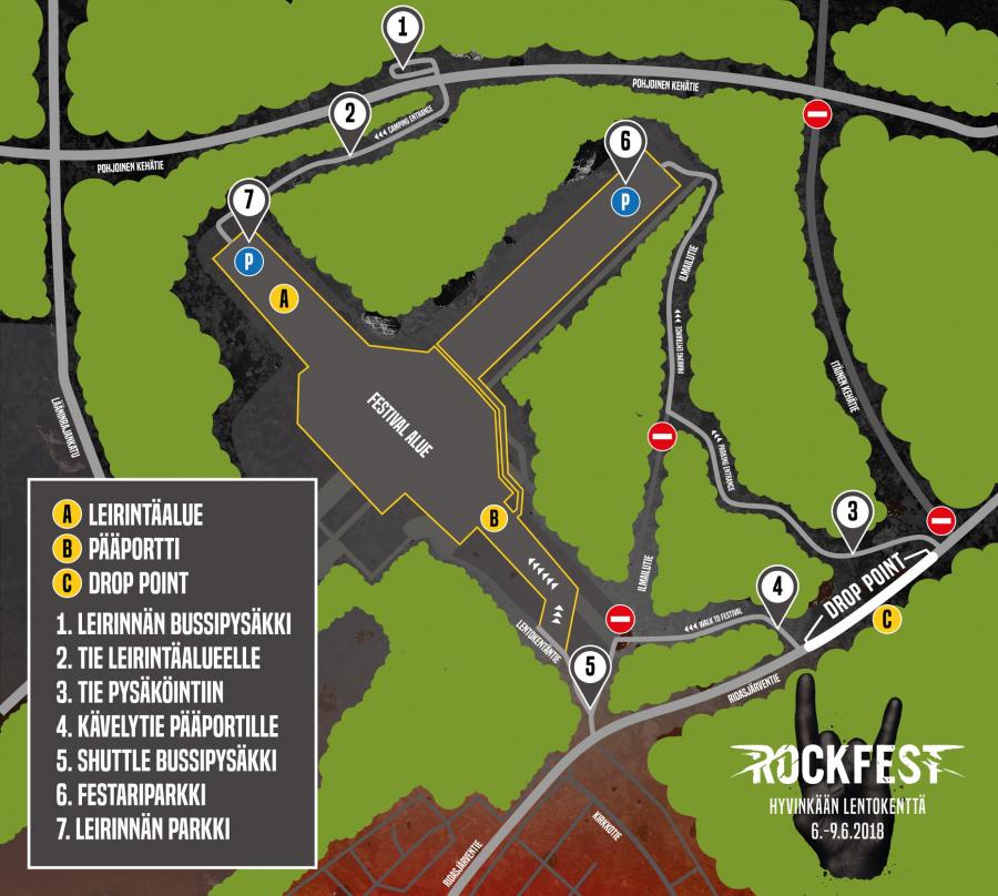 RockFest 2018 - Map | Concerts-Metal
