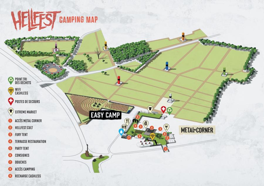 Hellfest 2019 - Map