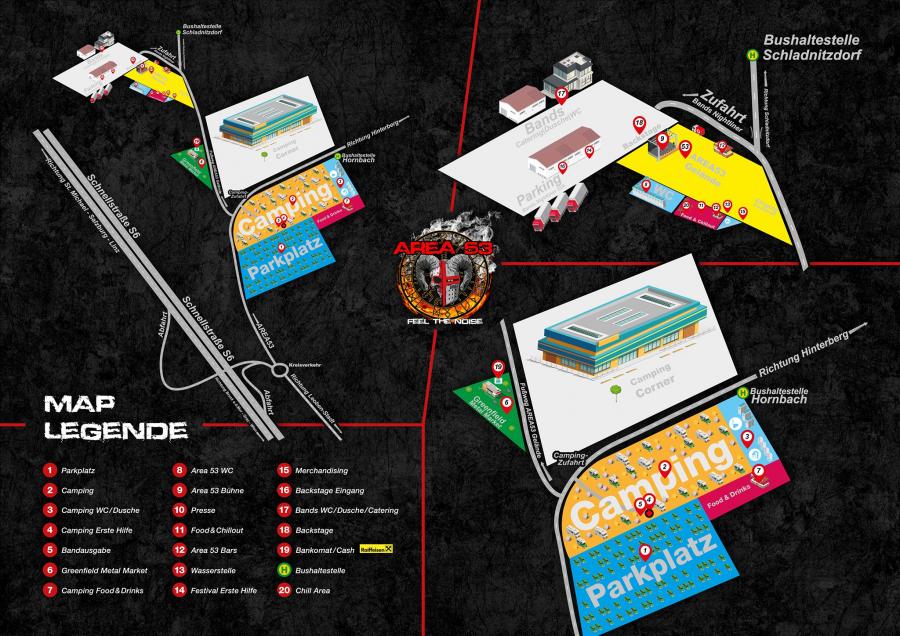 Area 53 Festival 2021 - Map
