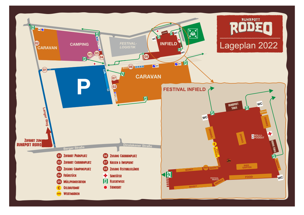 Ruhrpott Rodeo 2022 - Map