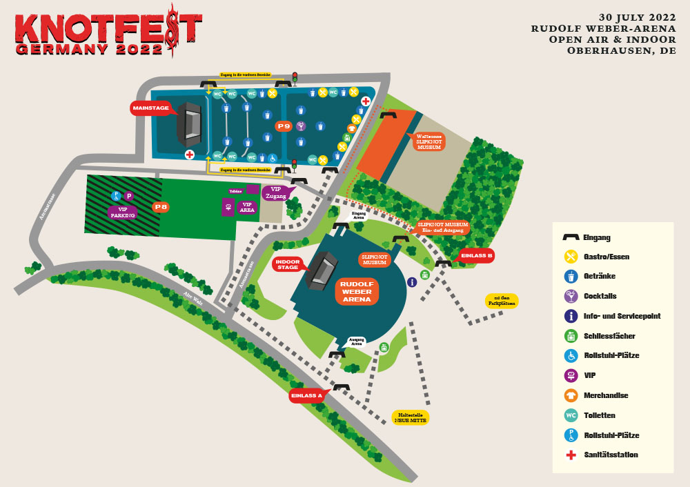 Knotfest Germany 2022 - Map