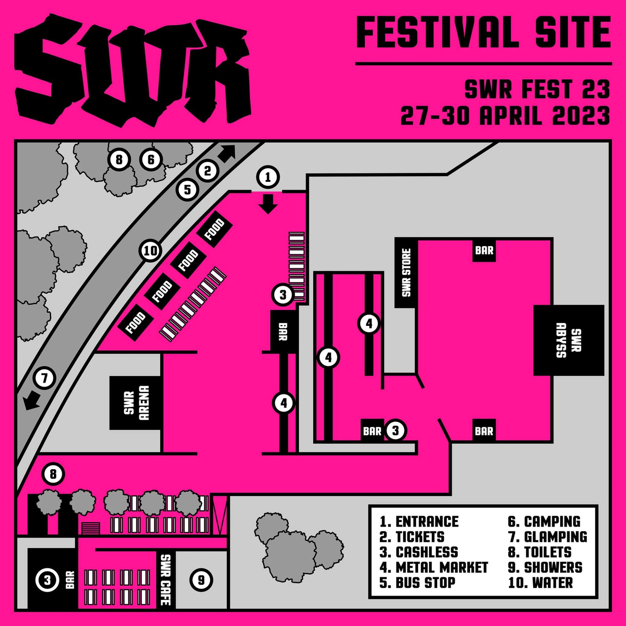 SWR Barroselas Metalfest 2023 - Map