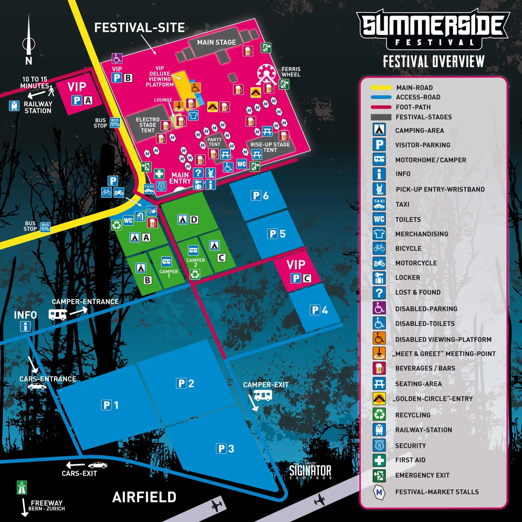 Summerside Festival 2023 - Map | Concerts-Metal