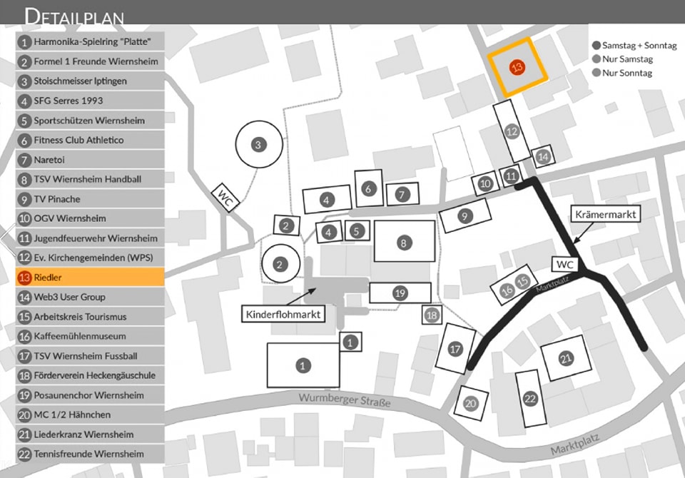 Riedler Open Air 2023 - Map | Concerts-Metal