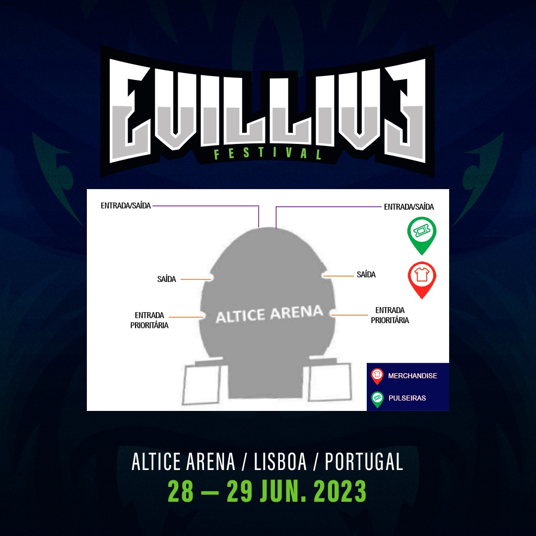 EVIL LIVE Festival 2023 - Map