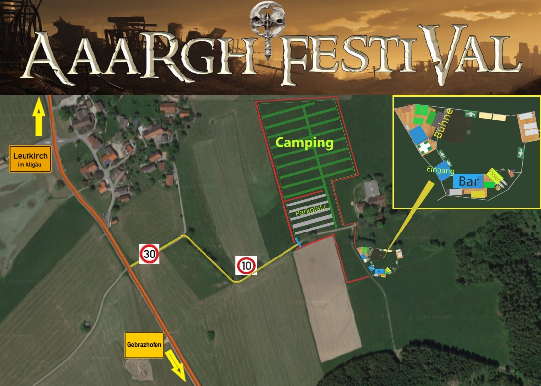 Aaargh Festival 2024 - Map