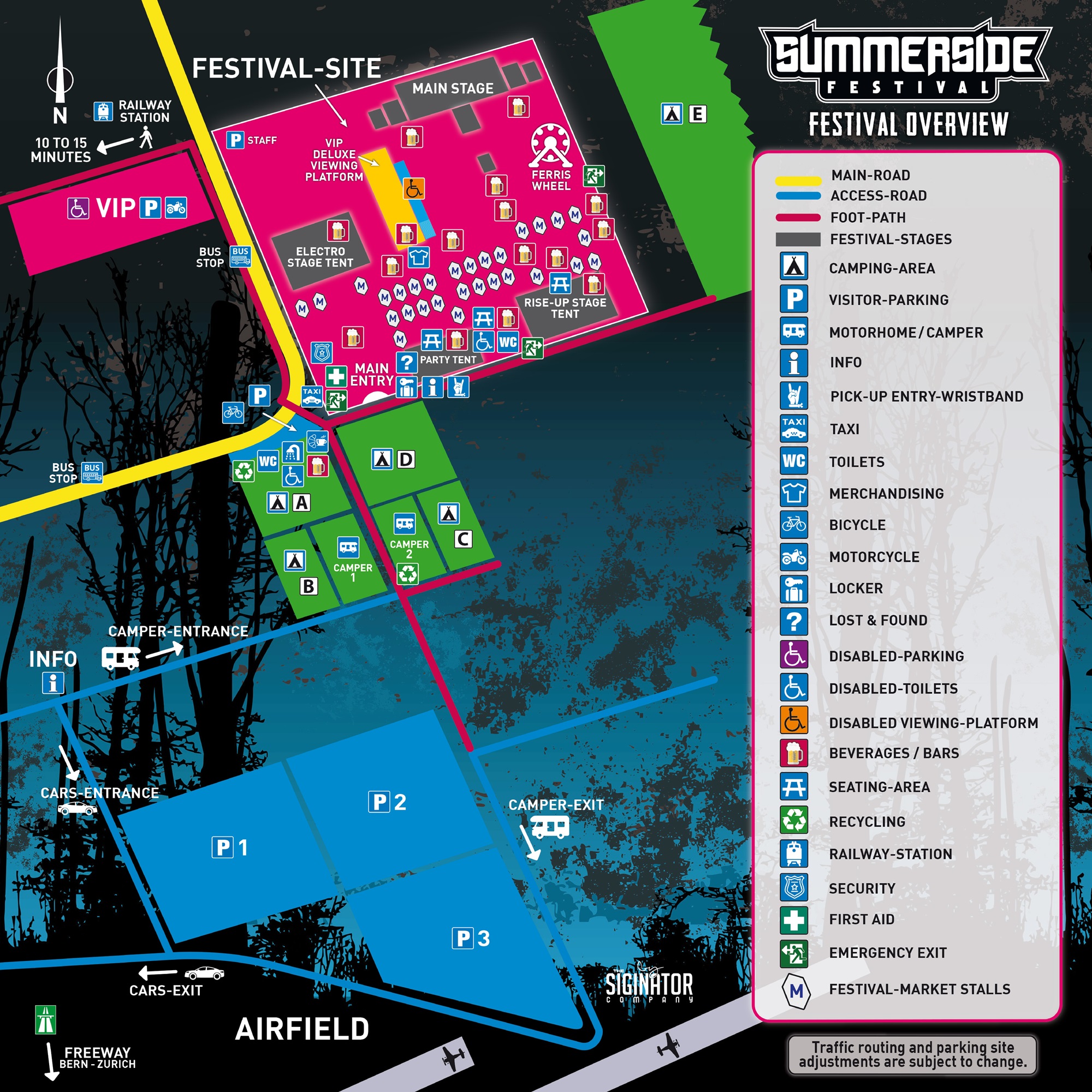 Summerside Festival 2024 - Map
