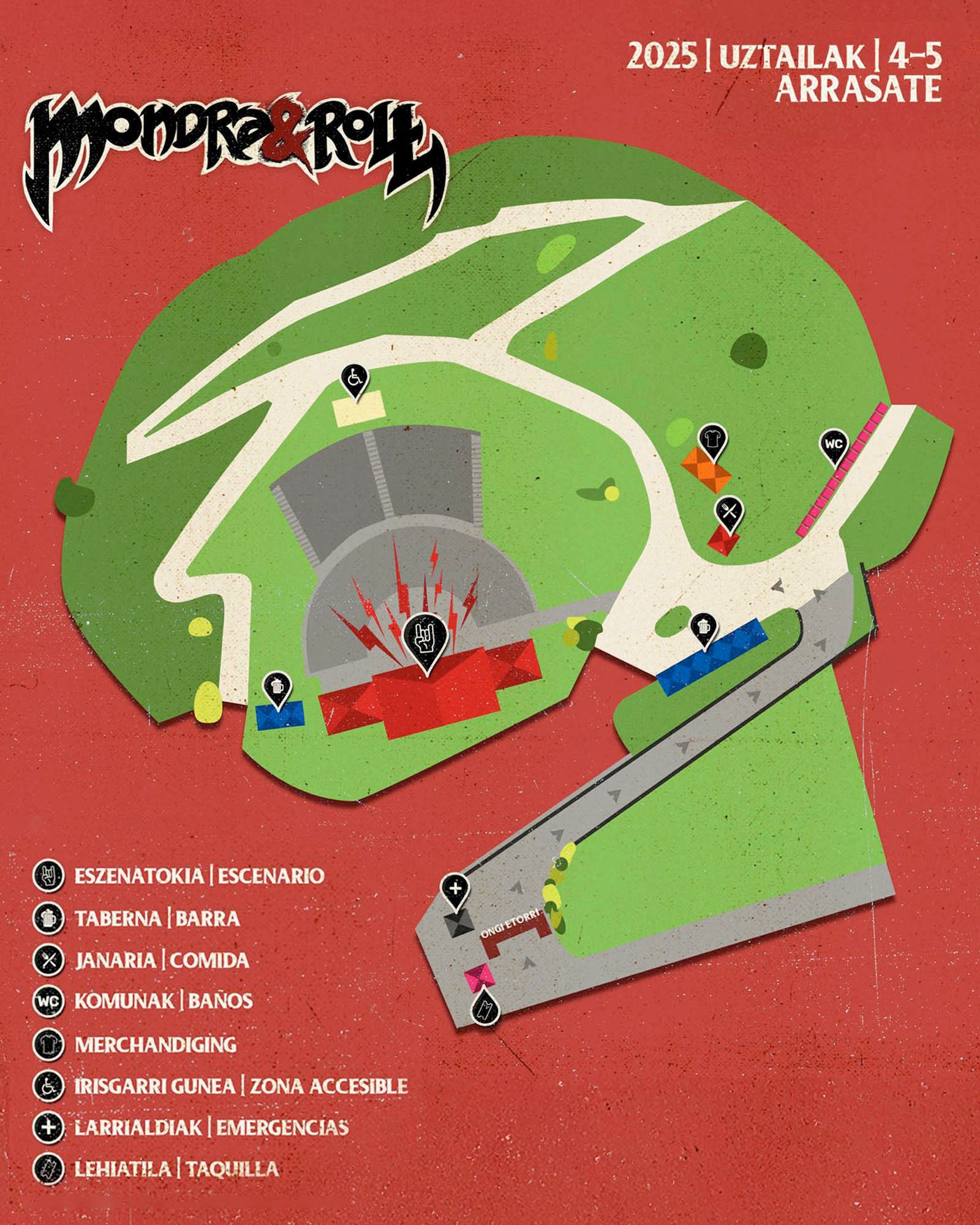 Mondra&Roll 2025 - Map