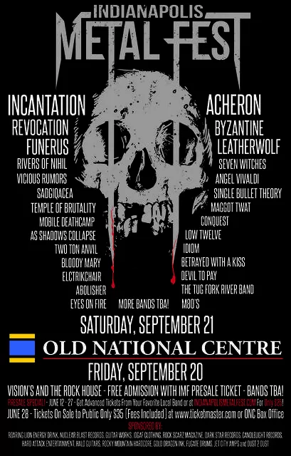 The Indianapolis Metal Fest - 20/09/2013 (2 days) - Indianapolis - Old ...