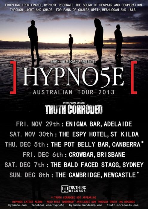 Hypno5e Australian Tour - 29/11/2013 - Adelaide - Enigma BAr - Australia