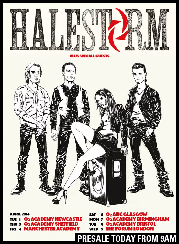 Halestorm UK Tour 2014 - 04/04/2014 - Manchester - Academy - United Kingdom