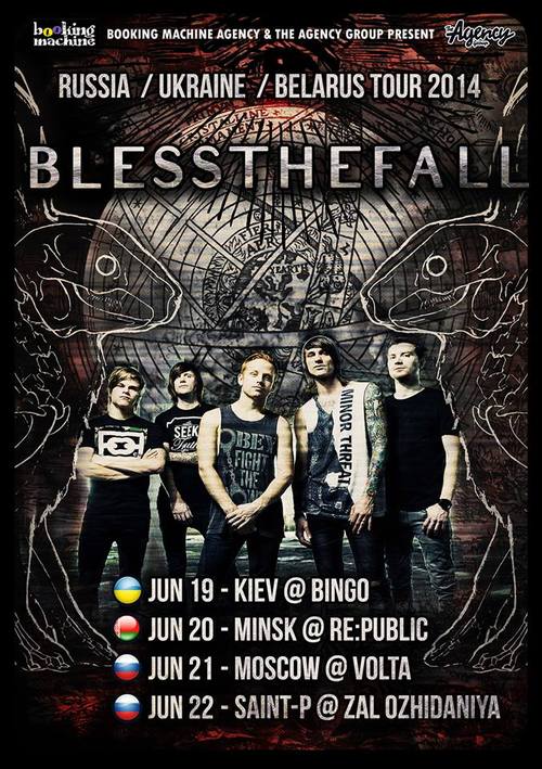 Blessthefall European Tour - 19/06/2014 - Kiev - Bingo - Ukraine