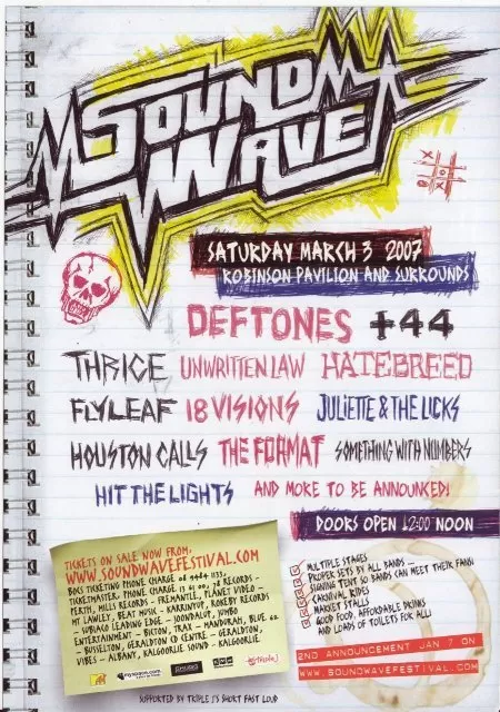 Soundwave Festival 2007 - 24/02/2007 - Brisbane - Riverstage - Australia