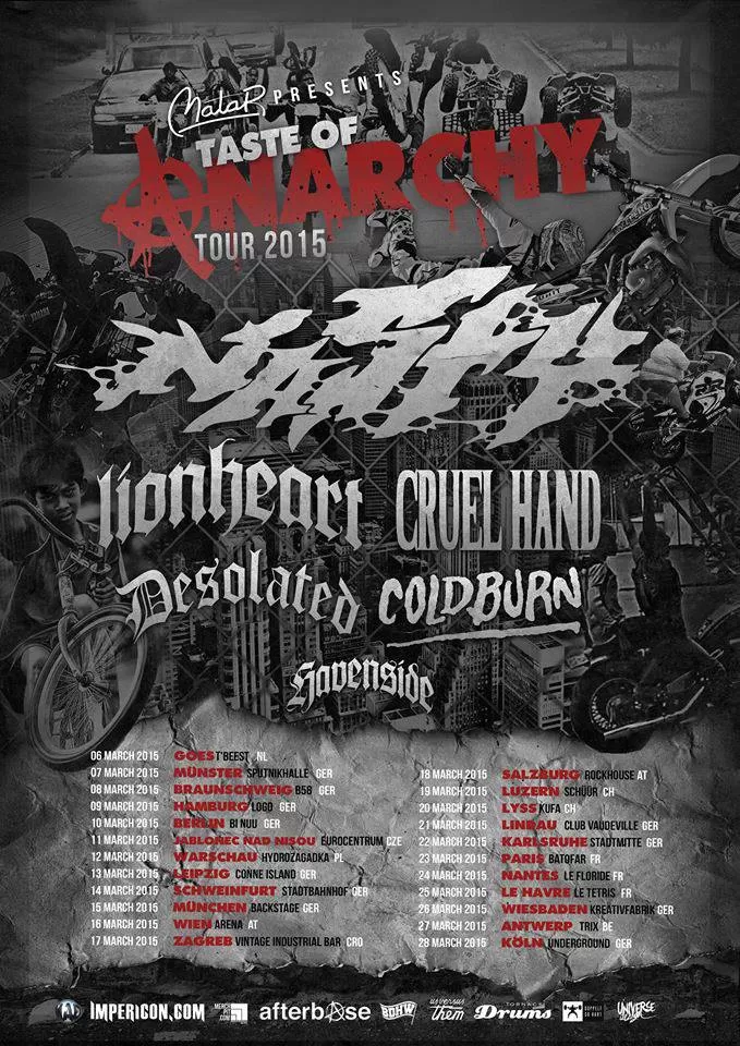 Taste Of Anarchy Tour 2015 - 22/03/2015 - Karlsruhe - Stadtmitte - Germany