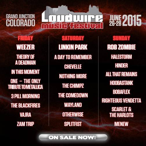 Loudwire Music Festival - 26/06/2015 (3 days) - Grand Junction - United ...