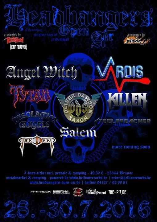 Headbangers Open Air 2016 - 28/07/2016 (3 days) - Brande-Hörnerkirchen ...