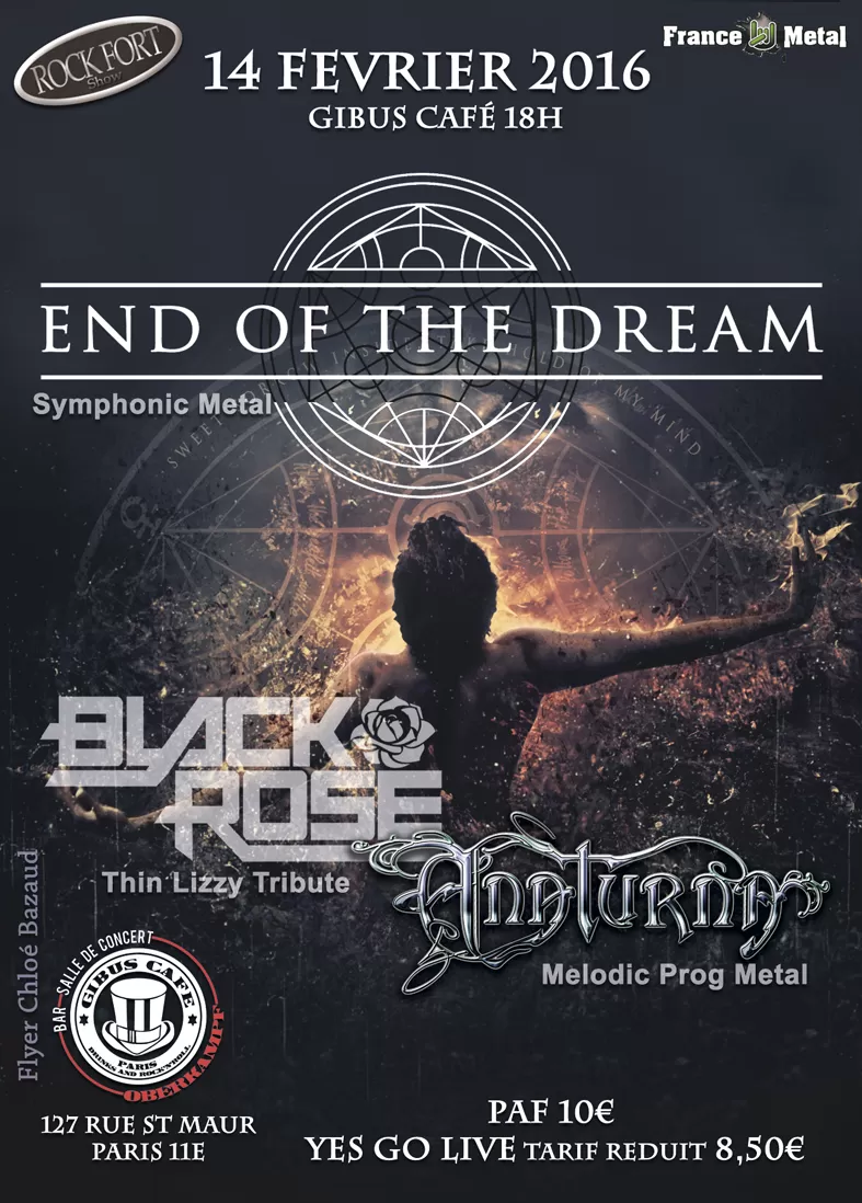 End of the dream - 14/02/2016 - Paris - Le Gibus Café - France