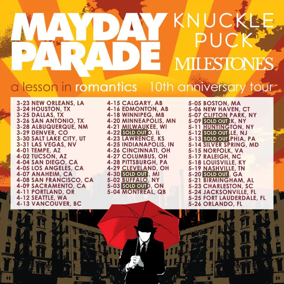 Event Mayday Parade - 26/05/2017 - Orlando - House of Blues - United States