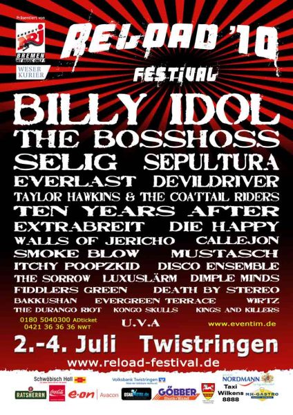 Reload Festival 2010 - 02/07/2010 (3 days) - Twistringen - Germany