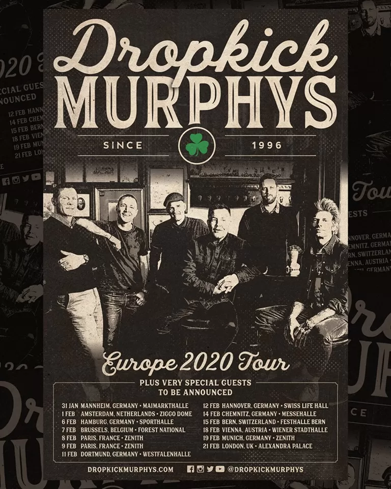 Event Dropkick Murphys - 01/02/2020 - Amsterdam - Ziggo Dome - Netherlands
