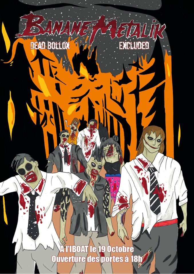 Banane Metalik - Excluded - Dead Bollox - 19/10/2019 - Bordeaux - iBoat ...