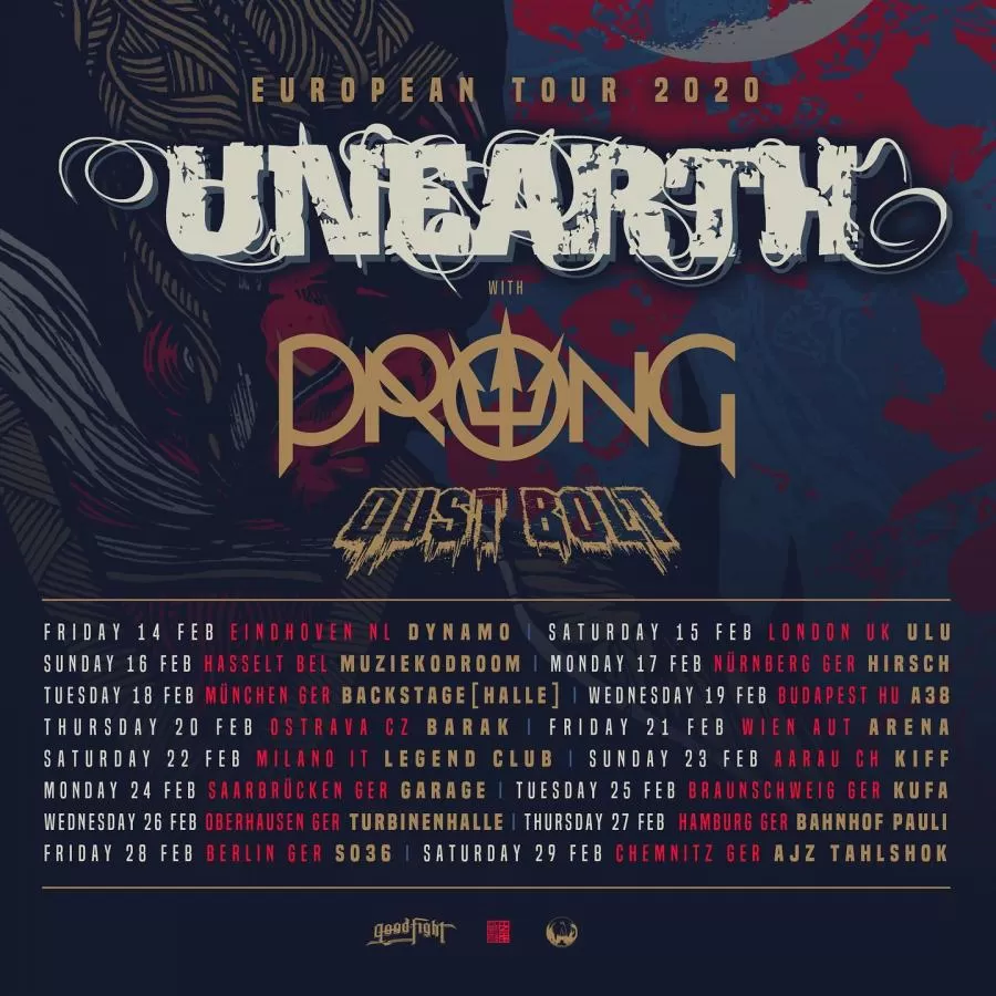 Event Unearth - 28/02/2020 - Berlin - SO36 - Germany