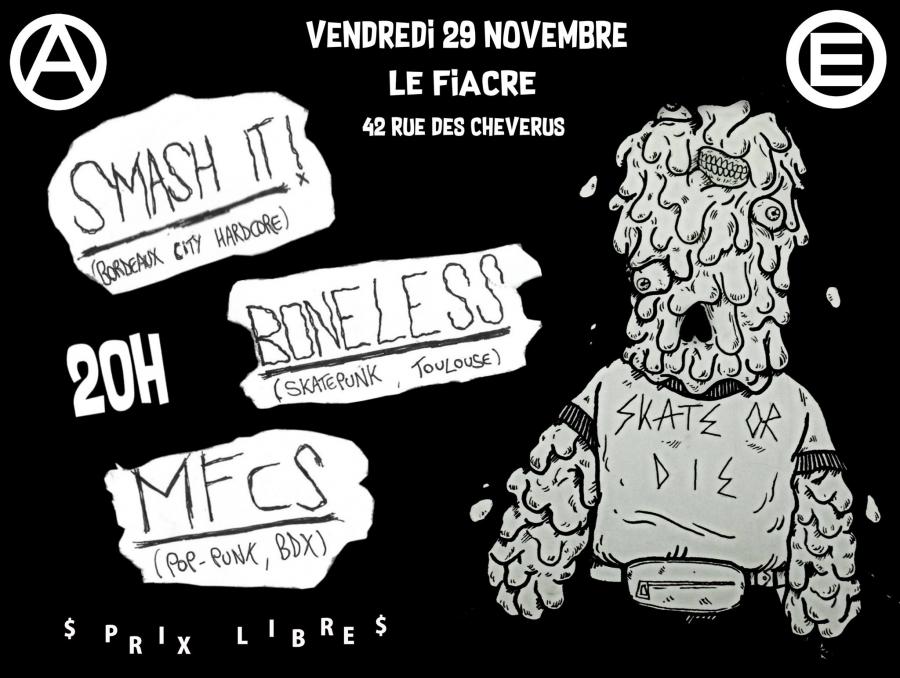 Smash It! - Boneless - MFCS - 29/11/2019 - Bordeaux - Le Fiacre - France