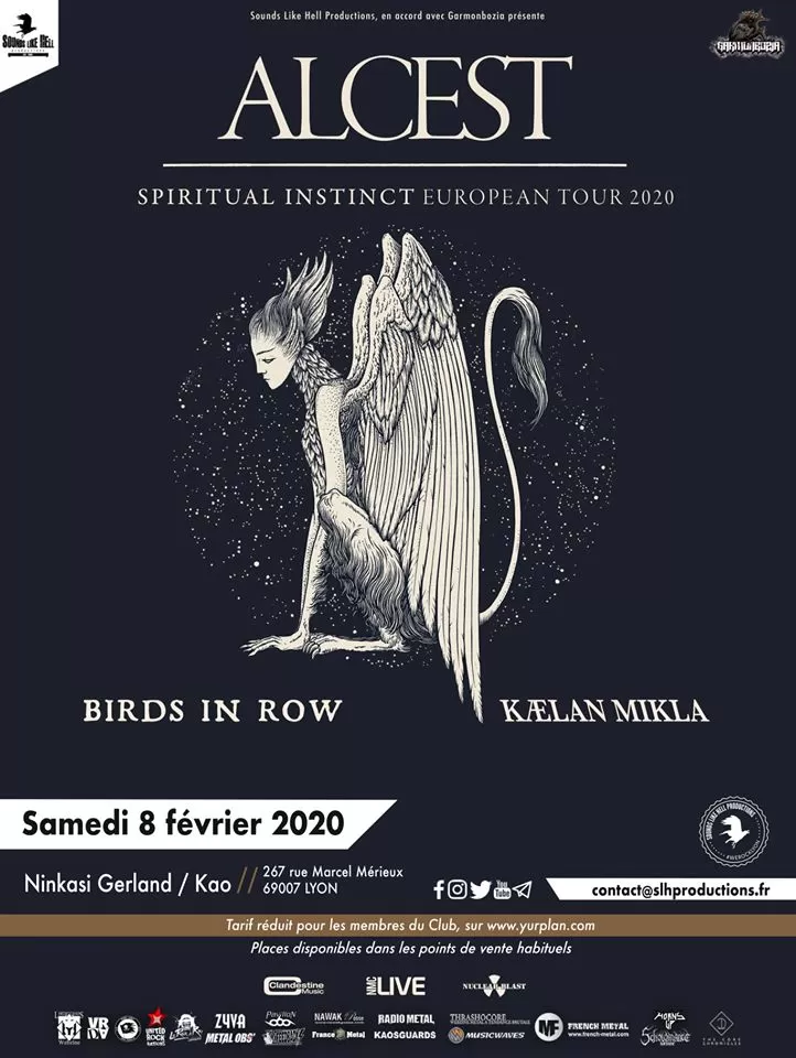 Event Alcest - 08/02/2020 - Lyon - Ninkasi Gerland / Kao - France
