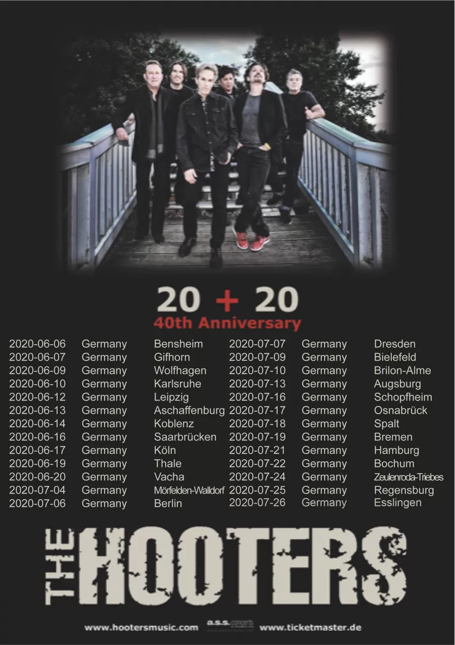 The Hooters - Anniversary Tour 2020 - 22/07/2020 - Bochum - Zeche - Germany