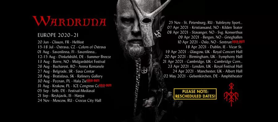 Event Wardruna - 24/11/2020 - Moscow - Crocus City Hall - Russian ...