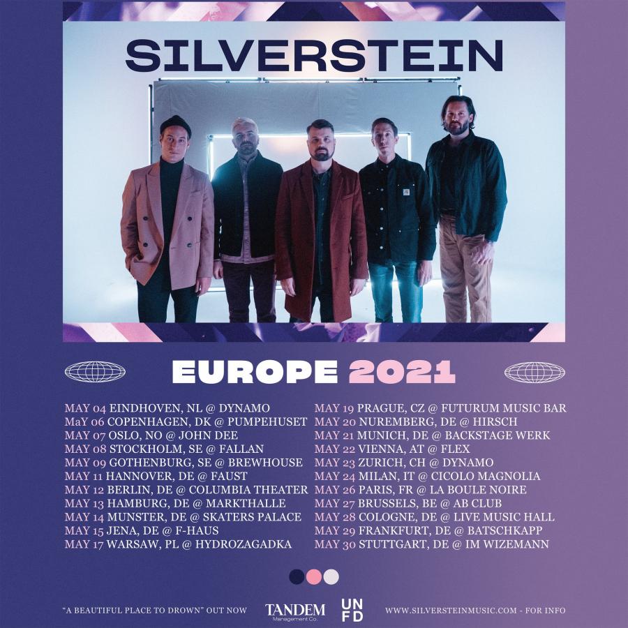 Event Silverstein - 28/05/2021 - Köln - Live Music Hall - Germany