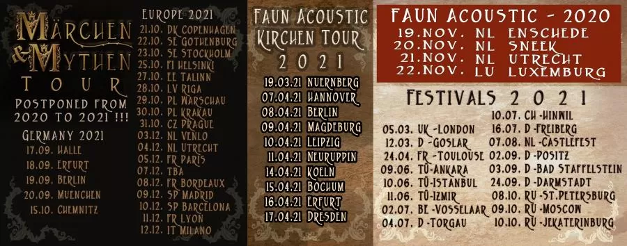 FAUN - Märchen & Mythen Tour - 15/10/2021 - Chemnitz - Stadthalle - Germany