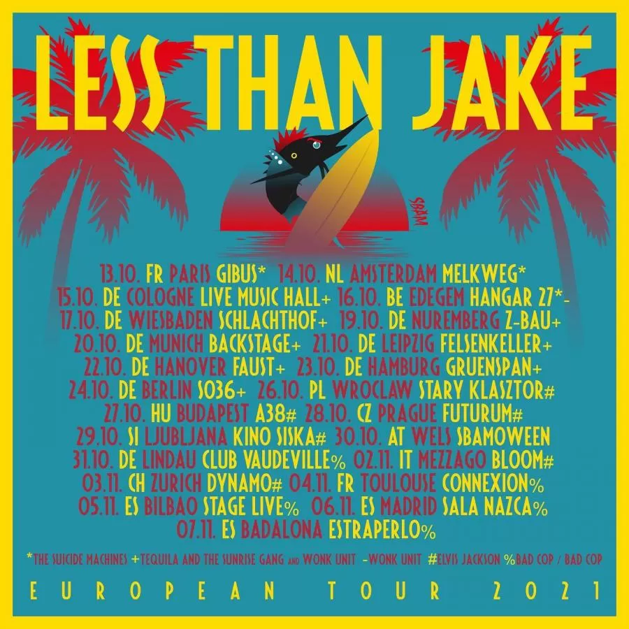 Event Less Than Jake - 22/10/2021 - Hannover - Mephisto @ Kulturzentrum ...