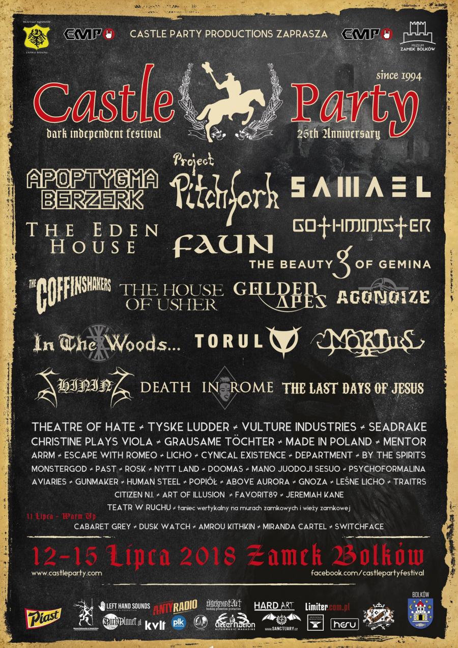 Castle Party Festival 2018 - 12/07/2018 (4 days) - Bolków - Poland