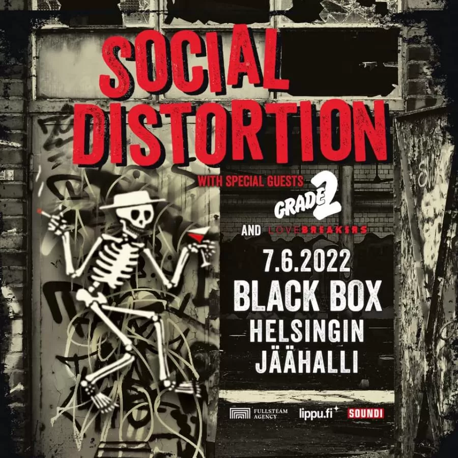 Event Social Distortion - 07/06/2022 - Helsinki - Helsingin Jäähalli ...