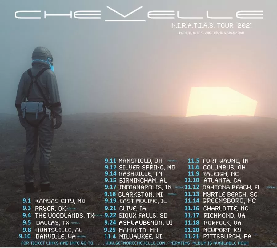 Event Chevelle - 22/09/2021 - Sioux Falls - The District - United States