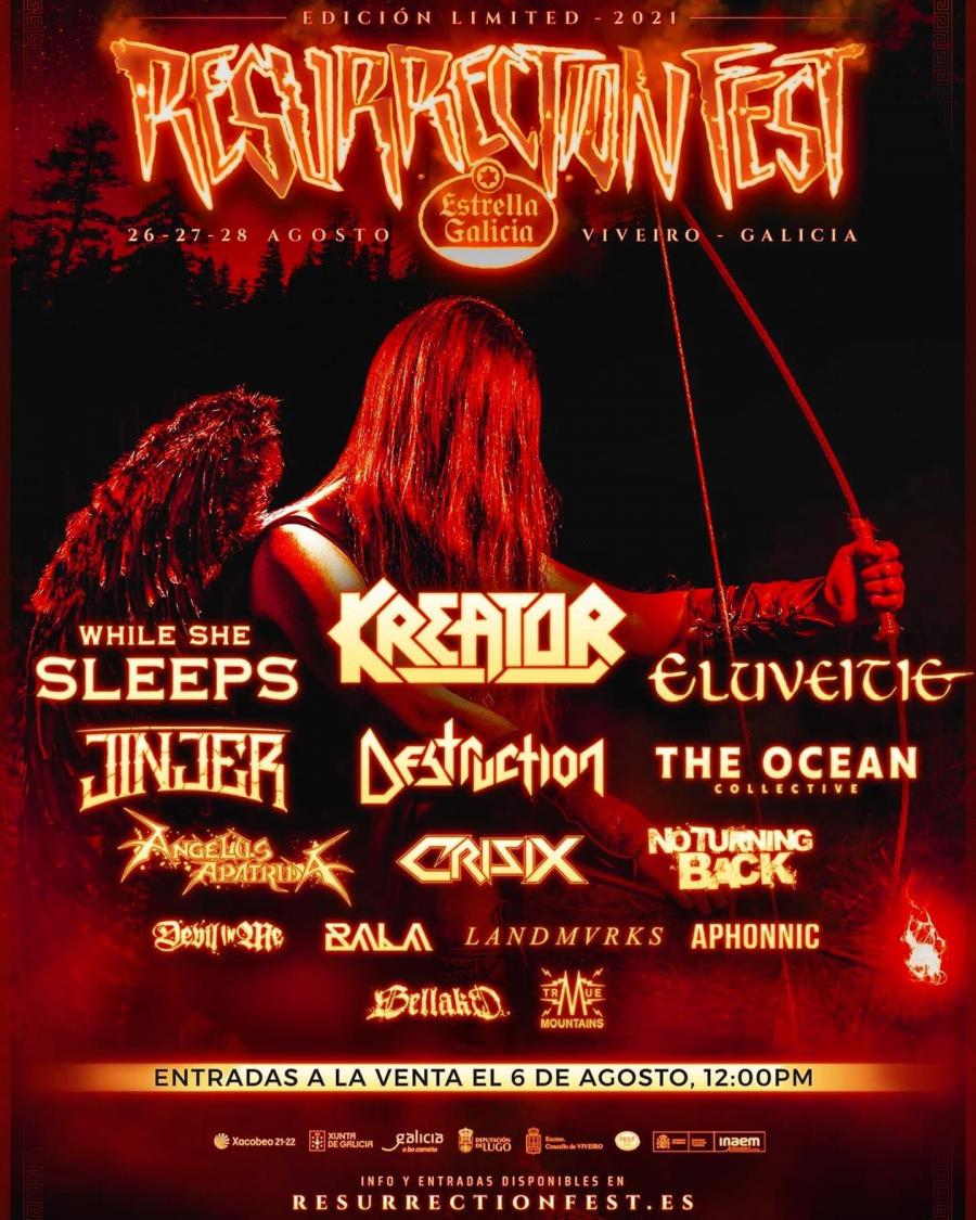 Resurrection Fest 2021 - 26/08/2021 (3 days) - Viveiro - Resurrection ...