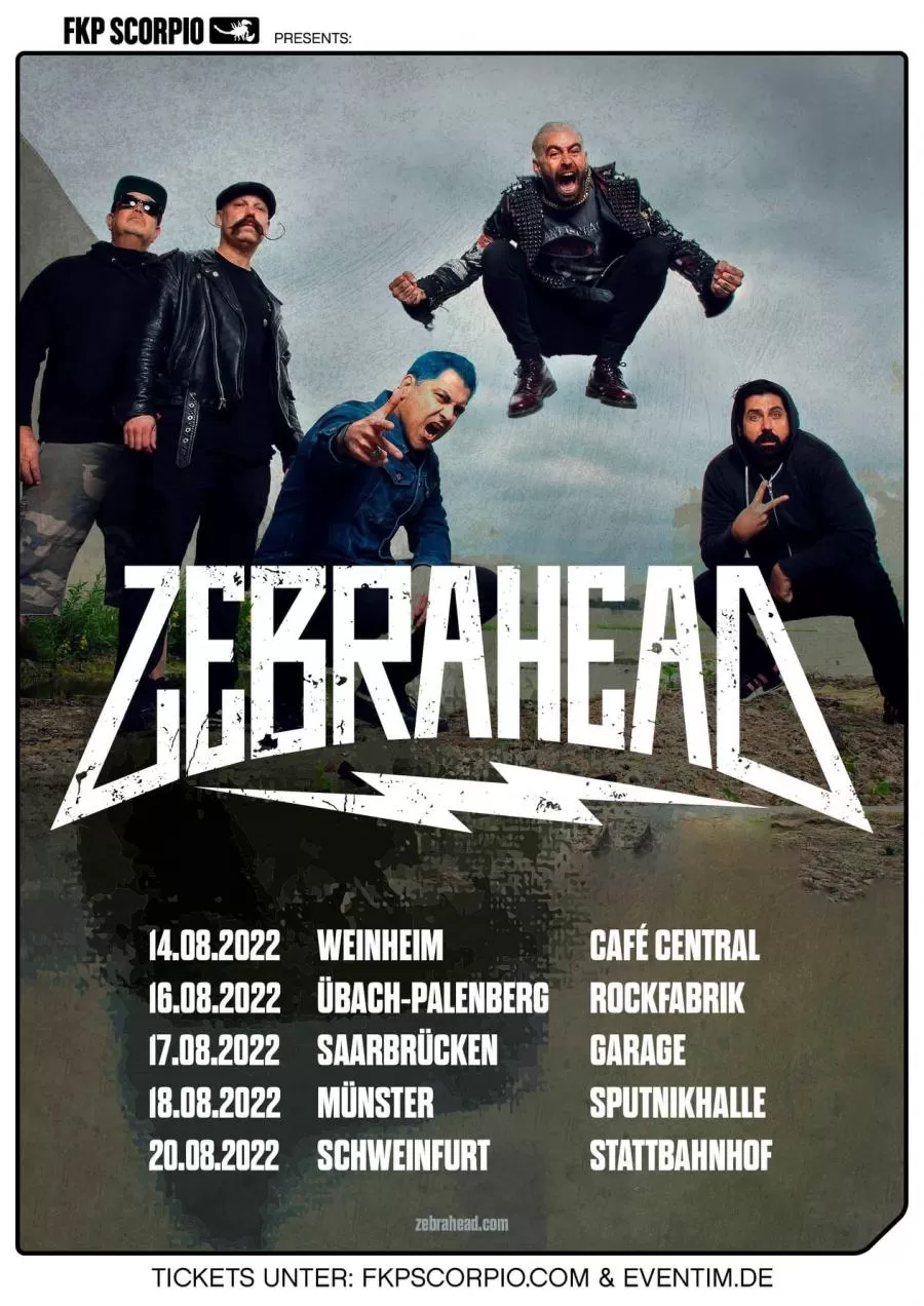 Event Zebrahead - 18/08/2022 - Münster - Sputnikhalle - Germany