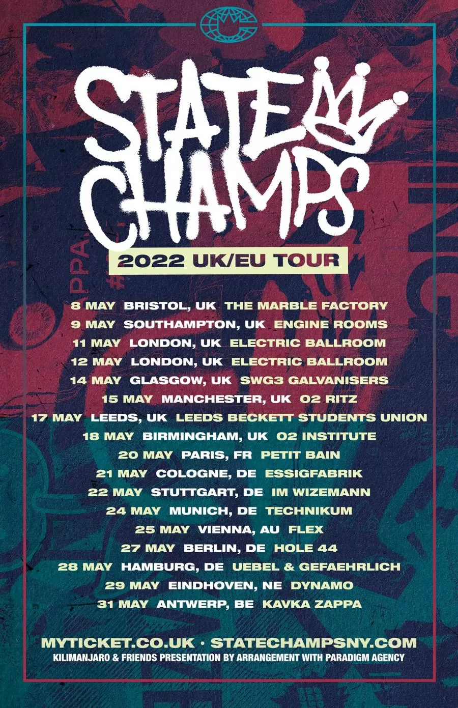 Event State Champs - 08/05/2022 - Bristol - Marble Factory - United Kingdom