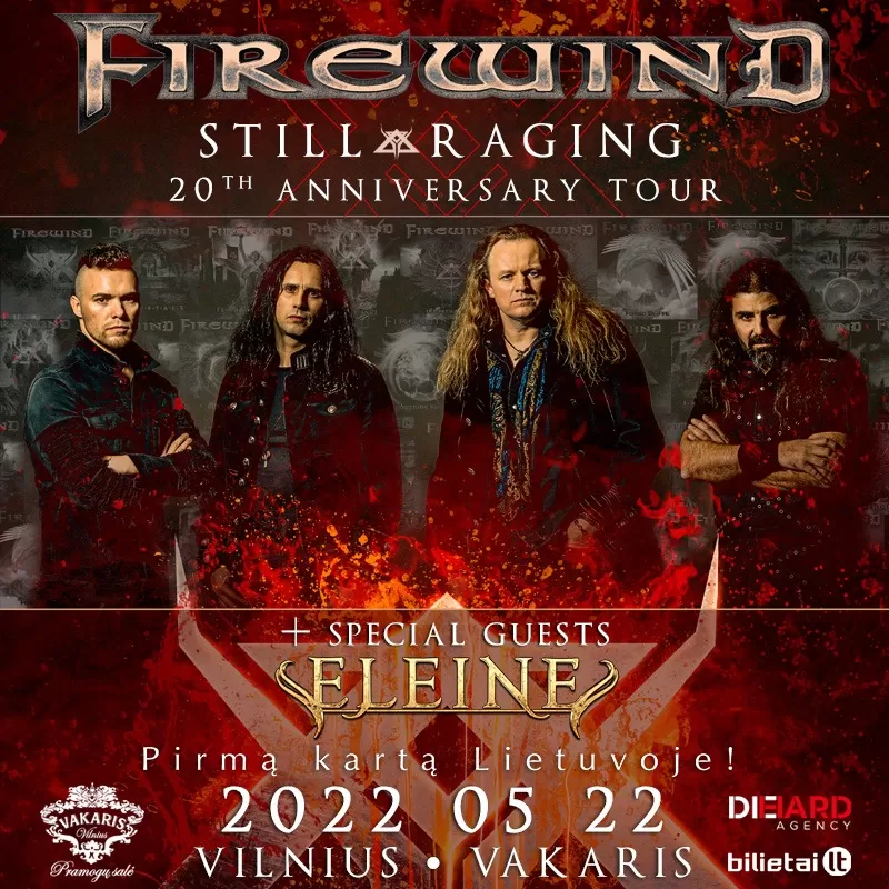 Event Firewind - 22/05/2022 - Vilnius - Vakaris - Lithuania