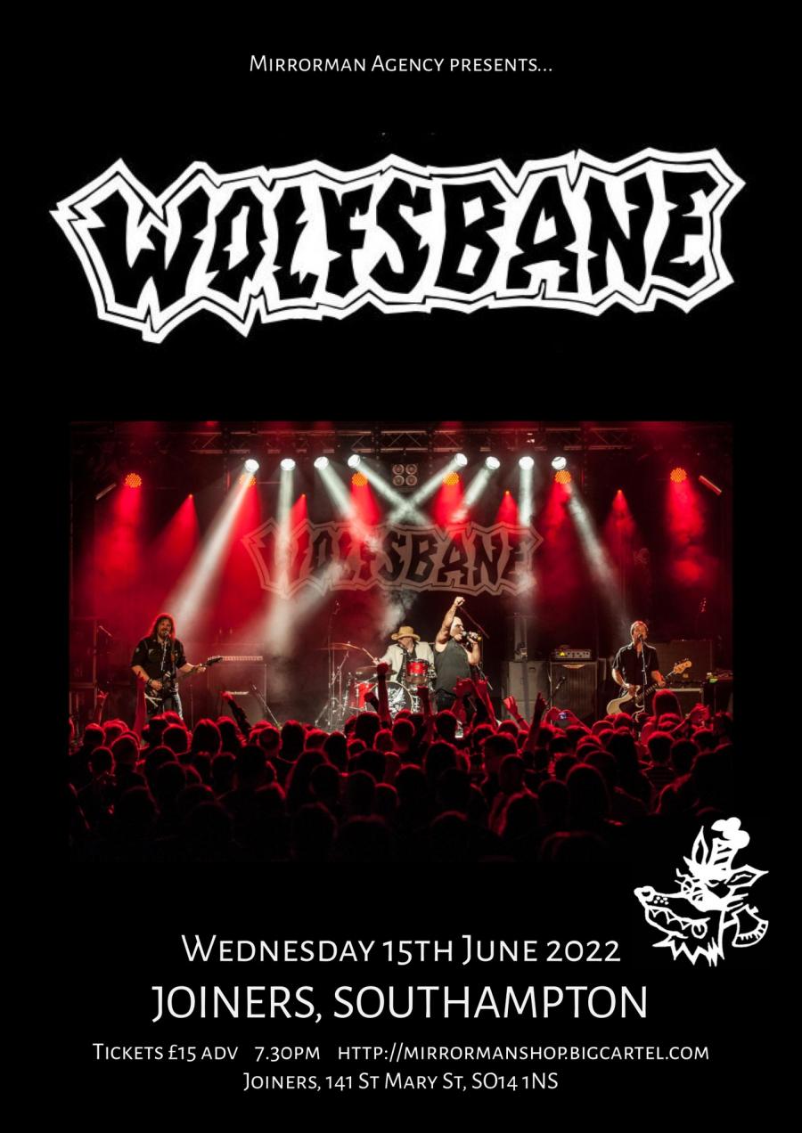 Event Wolfsbane - 15/06/2022 - Southampton - Joiners - United Kingdom