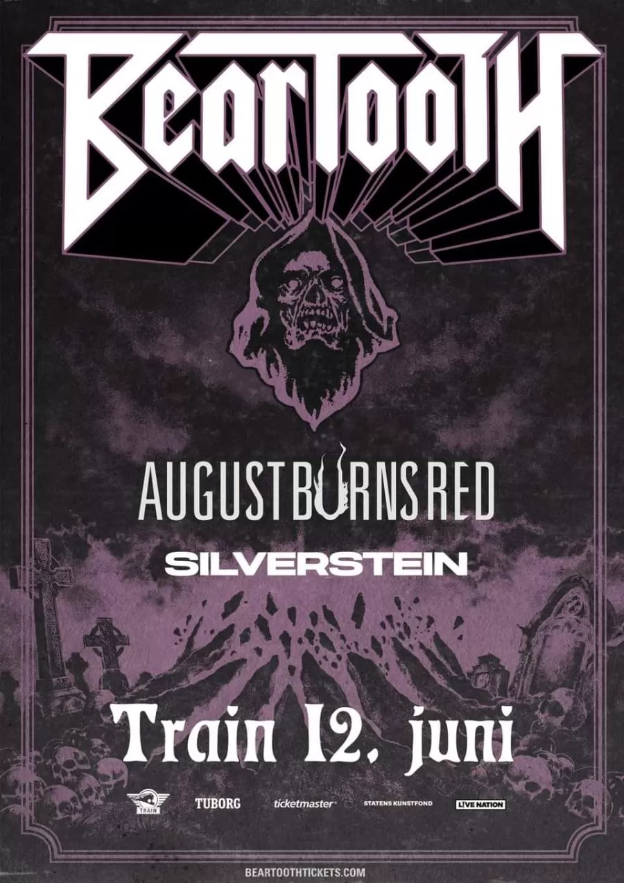 Event Beartooth - 12/06/2022 - Aarhus - Train - Denmark