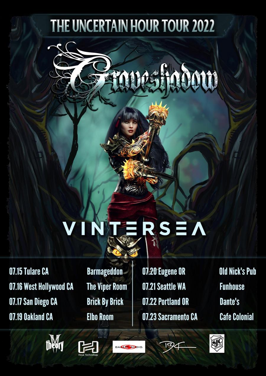 Event Graveshadow + Vintersea - 17/07/2022 - San Diego - Brick by Brick ...