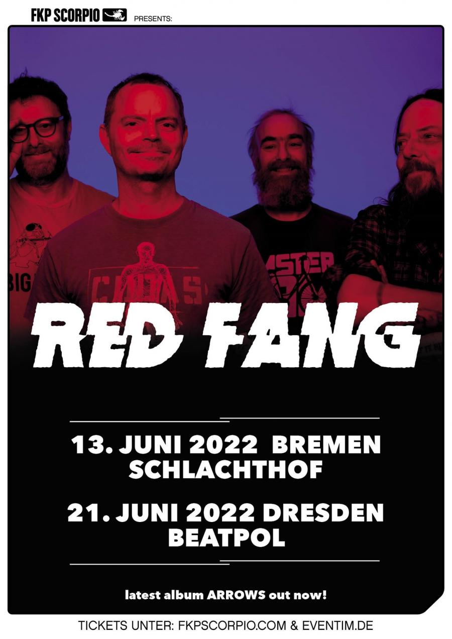 Event Red Fang - 13/06/2022 - Bremen - Schlachthof - Germany