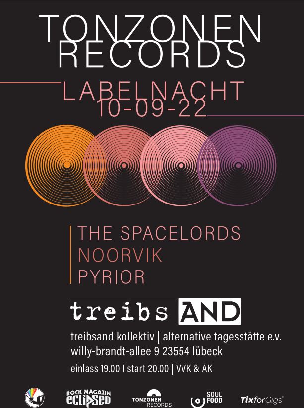 Event The Spacelords - 10/09/2022 - Lübeck - Treibsand - Germany