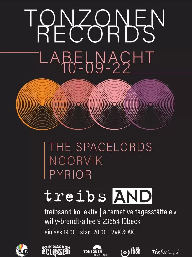 Event The Spacelords - 10/09/2022 - Lübeck - Treibsand - Germany