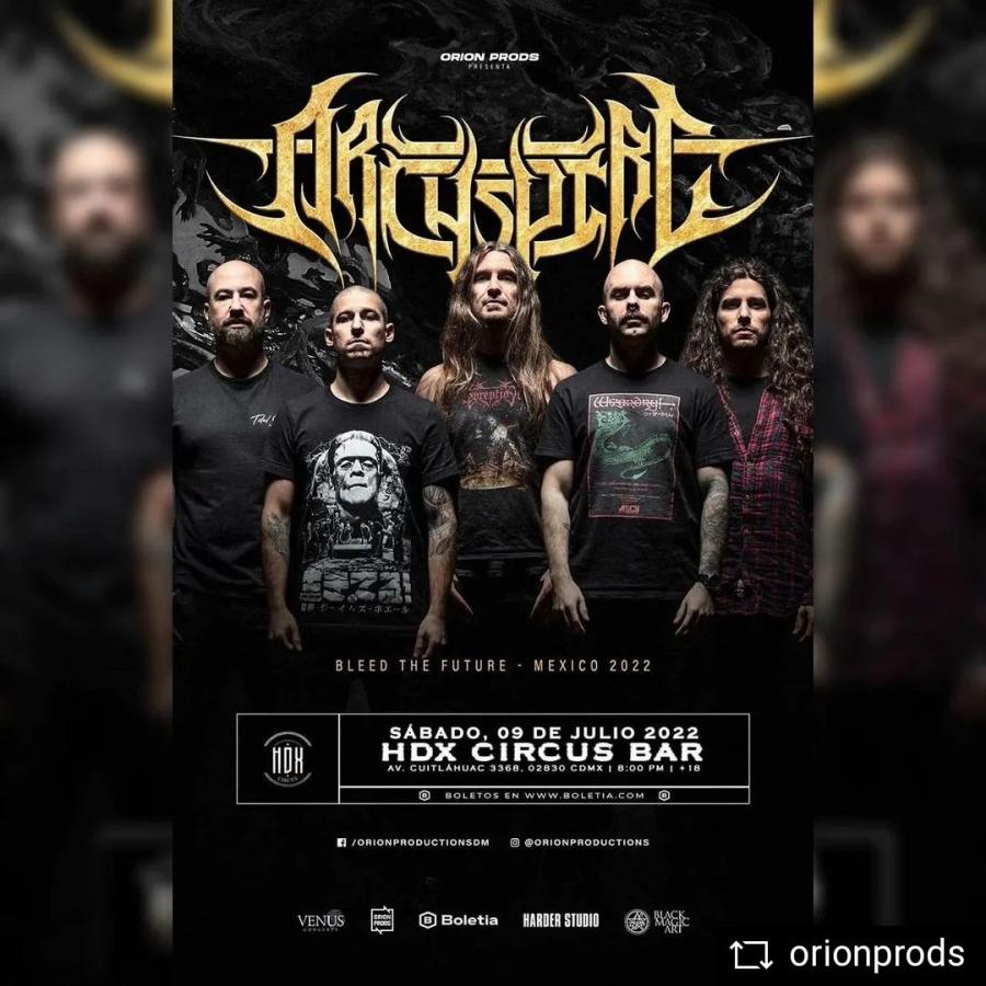 Archspire - Tour 2022 - 09/07/2022 - Mexico City - HDX Circus Bar - Mexico