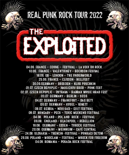 Event The Exploited - 06/07/2022 - Kusel - Kinett - Germany