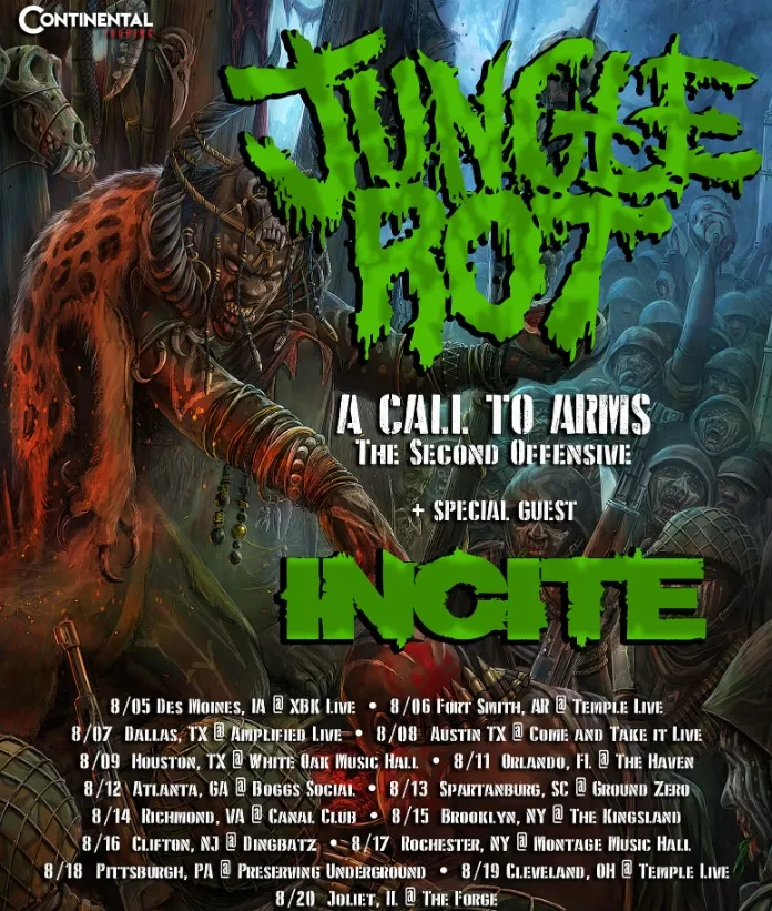 Event Jungle Rot - 08/08/2022 - Austin - Come and Take It Live - United ...